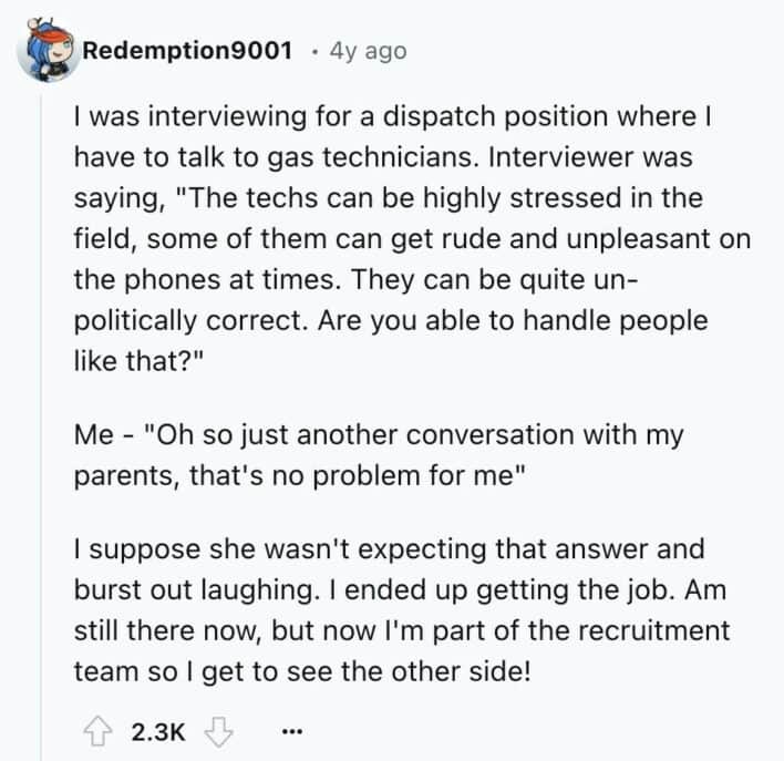 33 Funny Jokes Employees Told During A Job Interview That (Mostly) Worked