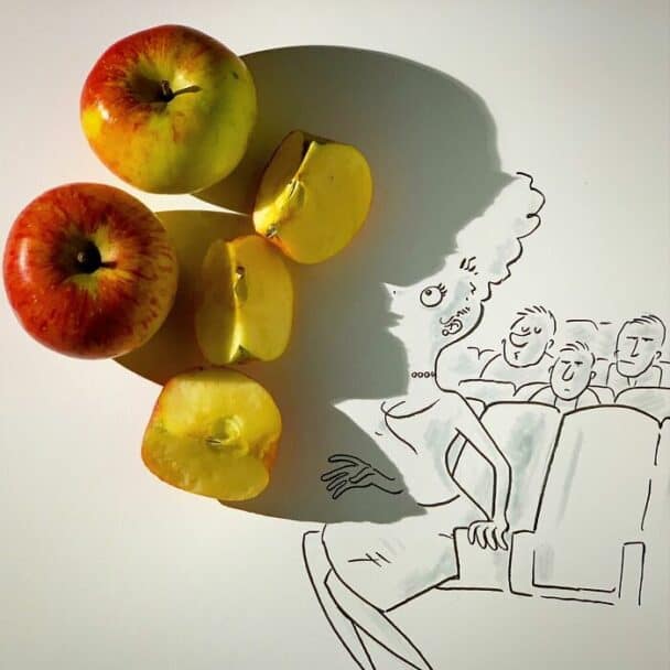 45 Funny And Clever Shadow Illustrations Using Everyday Objects By ...