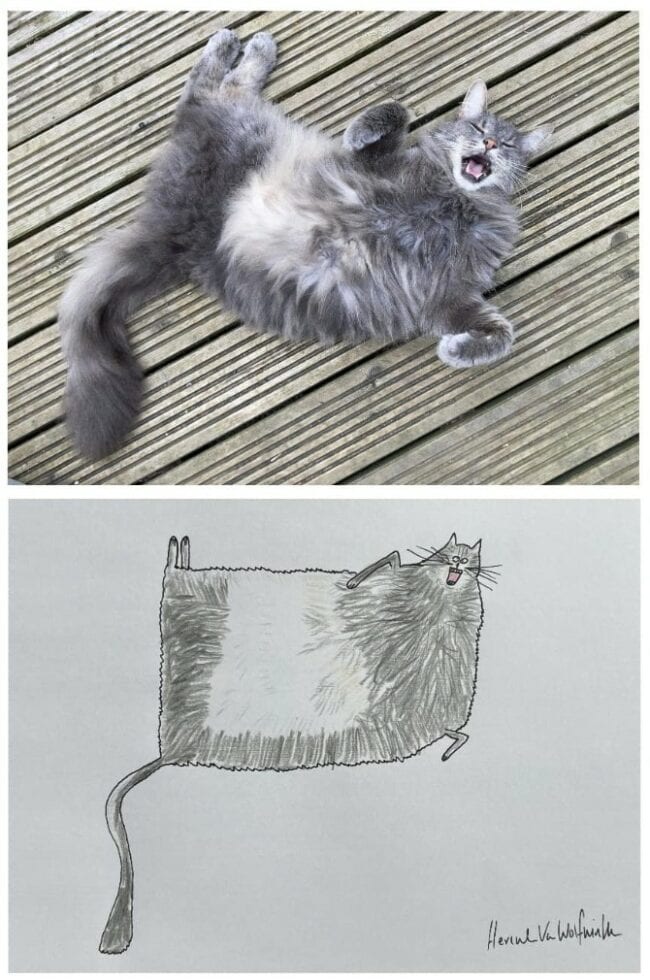 40 Terrible Drawings Of Beloved Animals From "Pet Portraits By Hercule"