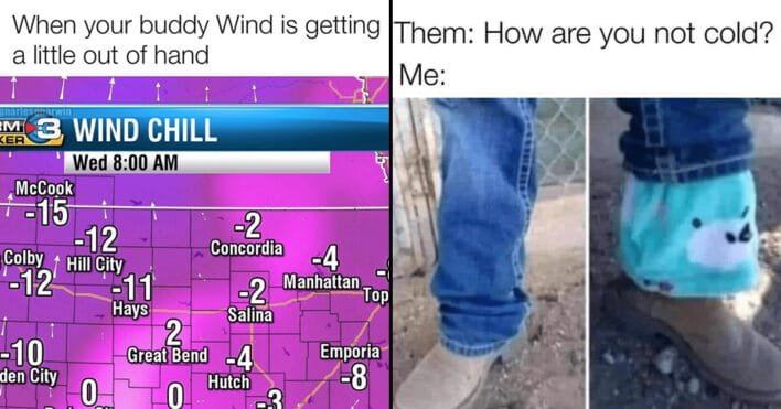 35 Funny Cold Weather Memes To Keep You Laughing Through Layering Season