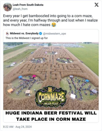 30 Funny Tweets About Corn Mazes That’ll Leave You Lost In Laughter