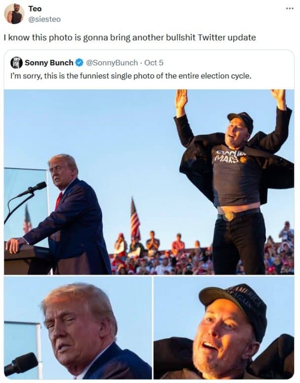 21 Elon Musk Jumping Memes From Trump's Rally Absolutely Bursting With ...