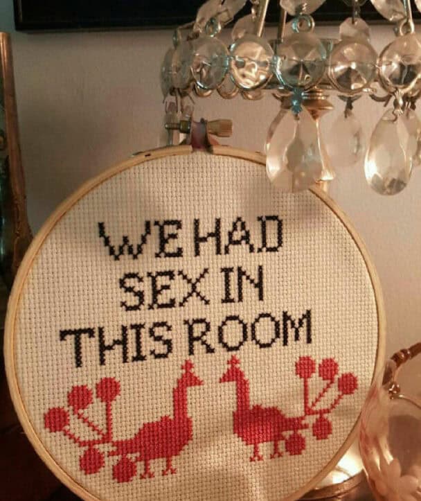 40 Hilariously Inappropriate And Dark Cross Stitch Patterns Your ...