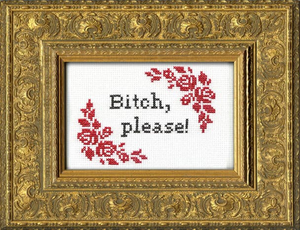 40 Hilariously Inappropriate And Dark Cross Stitch Patterns Your ...