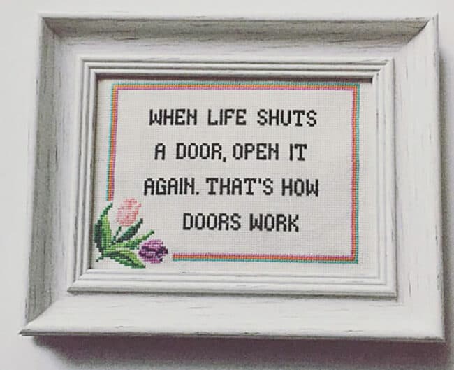 40 Hilariously Inappropriate And Dark Cross Stitch Patterns Your ...
