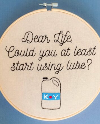 40 Hilariously Inappropriate And Dark Cross Stitch Patterns Your ...