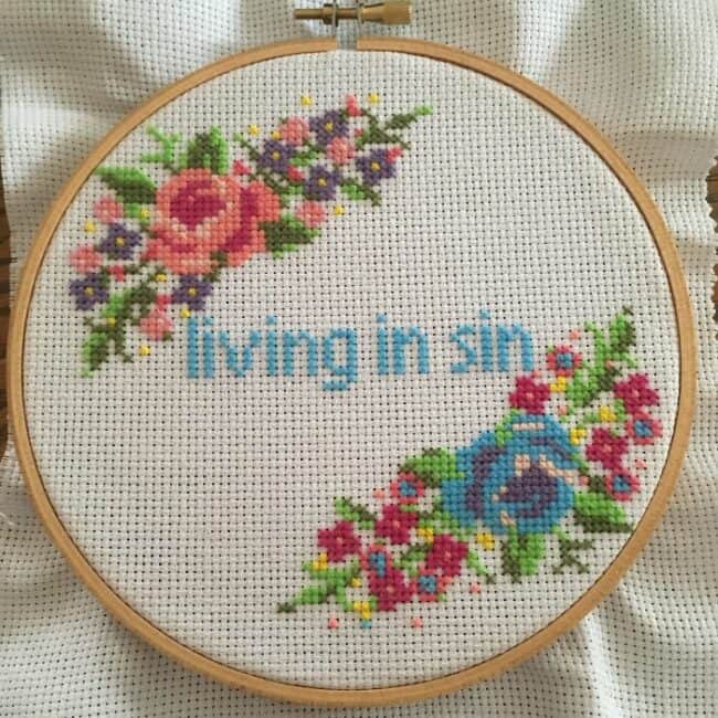 40 Hilariously Inappropriate And Dark Cross Stitch Patterns Your ...