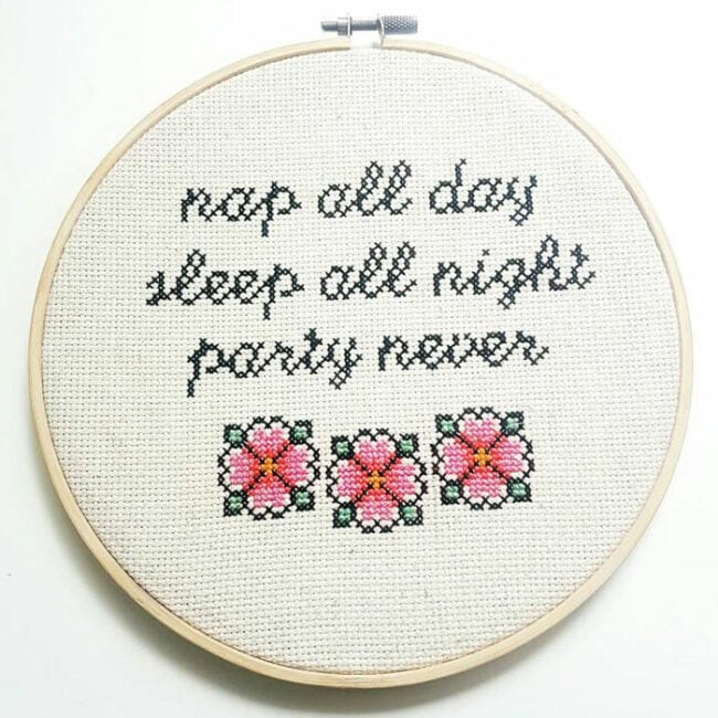 40 Hilariously Inappropriate And Dark Cross Stitch Patterns Your ...