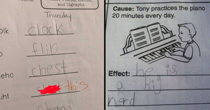 35 Funny Kids Test Answers That Came Straight Out Of Nowhere