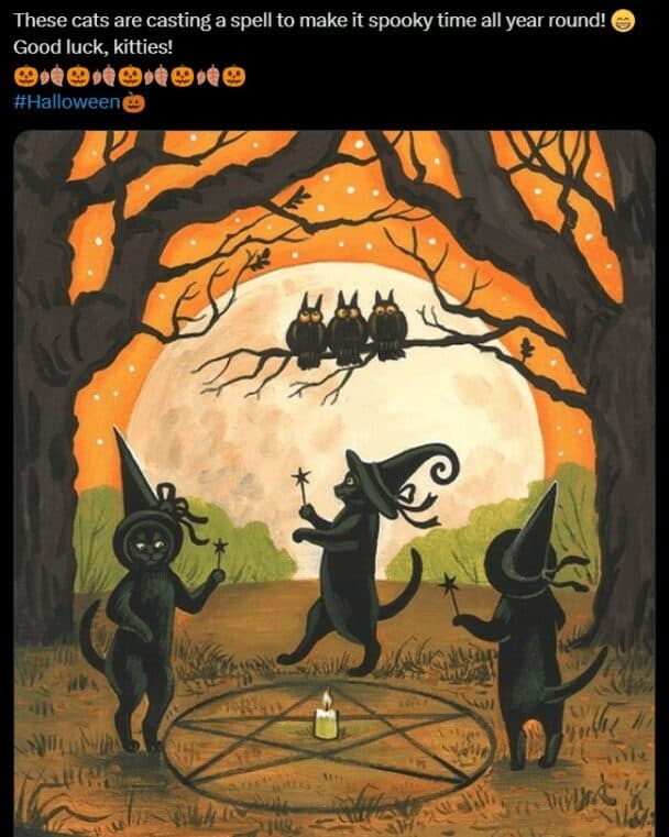 30 Funny Pictures Of Spooky Cats Celebrating With Some Halloween Mischief