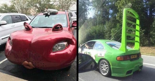 50 Funny Pictures From People Who Saw Ridiculous Cars In The Wild