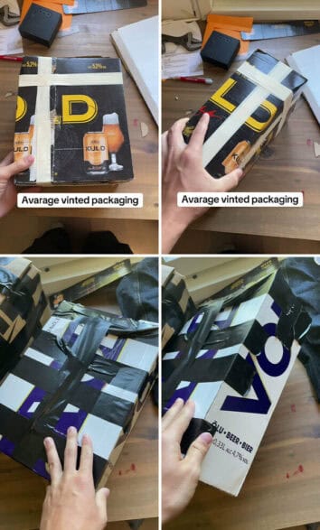 35 Times Vinted Sellers Nailed It With Their Funny Packaging Choices