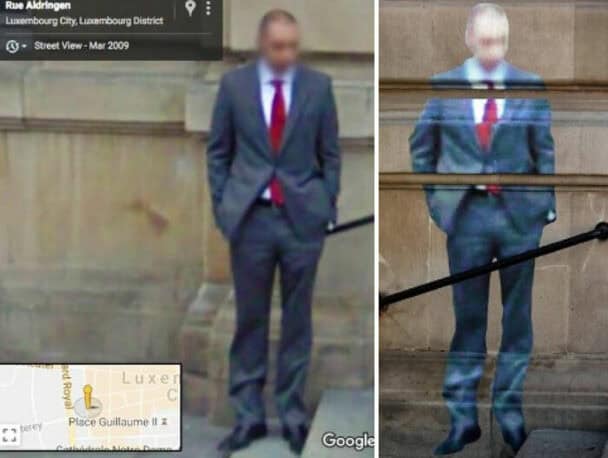 Artist Takes Images Of Random People Captured By Google Street View And ...
