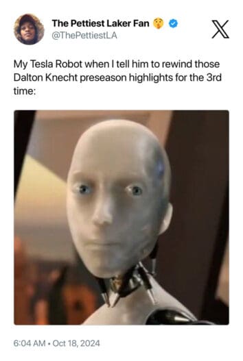 40 Funny 'My Tesla Robot' Memes Poking Fun At Everyday Tasks