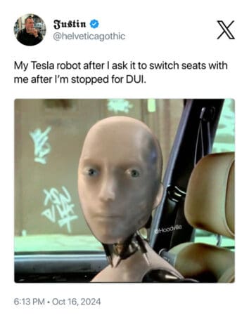 40 Funny 'My Tesla Robot' Memes Poking Fun At Everyday Tasks
