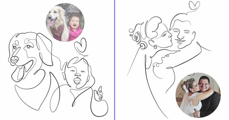 This Artist Transforms Photos Into Beautiful Drawings Using Just One Line