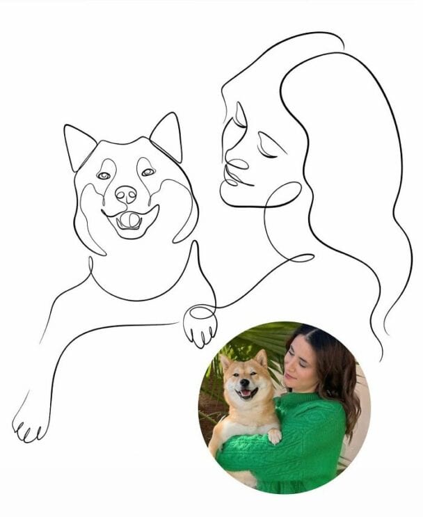 This Artist Transforms Photos Into Beautiful Drawings Using Just One Line