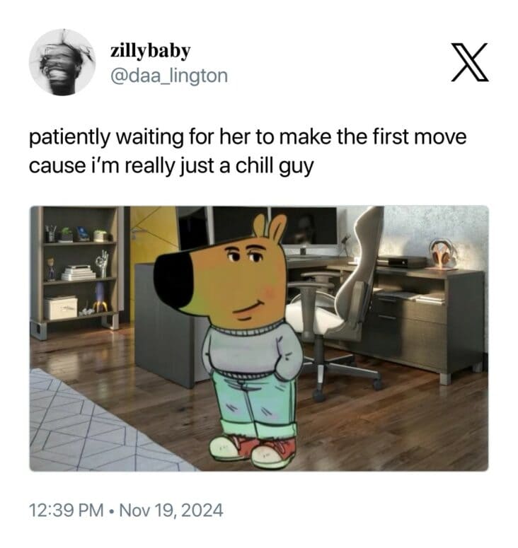 What's Up With The New "Chill Guy" Meme And Why Is It Everywhere? (24 Pics)