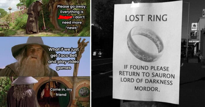 "Mordor Monday" — 35 Funniest Lord Of The Rings Memes Of The Week