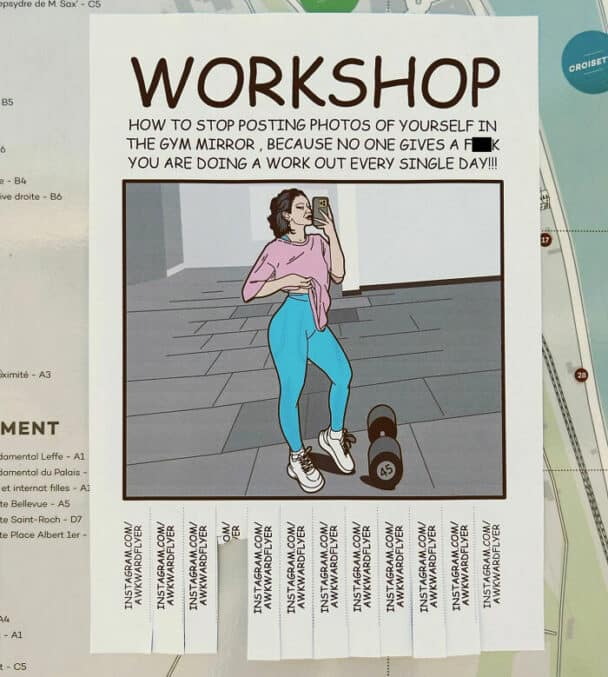 40 Hilariously Awkward Fake Flyers This Artist Hangs Around His City