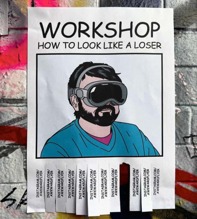 40 Hilariously Awkward Fake Flyers This Artist Hangs Around His City