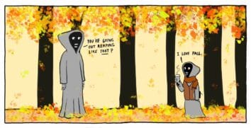 17 Absurdly Funny Comics From "Grim And Graham" About The Grim Reaper ...