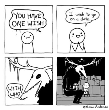 35 Funny Comics With A Spooky Wholesome Vibe From Sarah Andersen