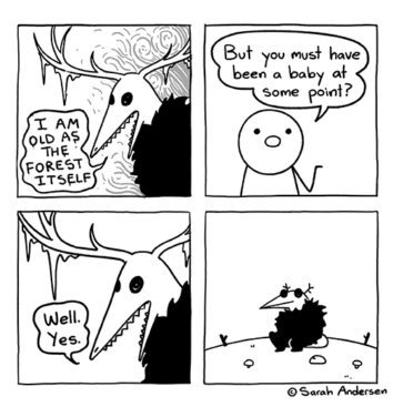 35 Funny Comics With A Spooky Wholesome Vibe From Sarah Andersen