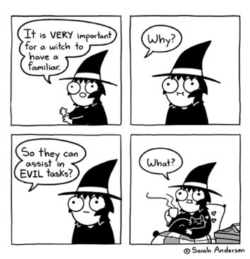 35 Funny Comics With A Spooky Wholesome Vibe From Sarah Andersen