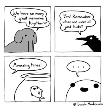 35 Funny Comics With A Spooky Wholesome Vibe From Sarah Andersen