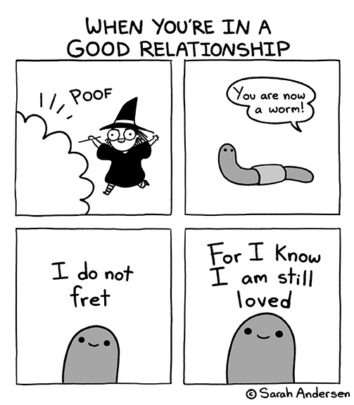 35 Funny Comics With A Spooky Wholesome Vibe From Sarah Andersen