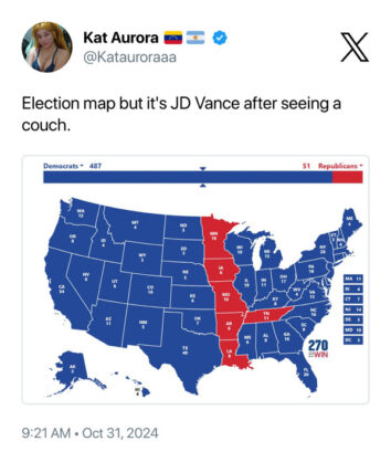 34 Funny Electoral College Maps That Miss The Mark But Nail The Humor