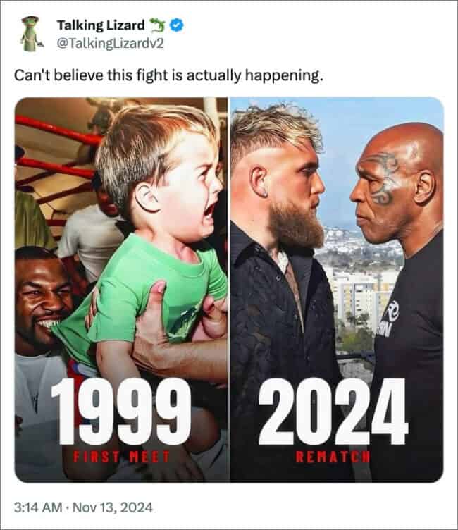 45 Funniest Mike Tyson Vs Jake Paul Tweets And Memes To Knock You Out ...