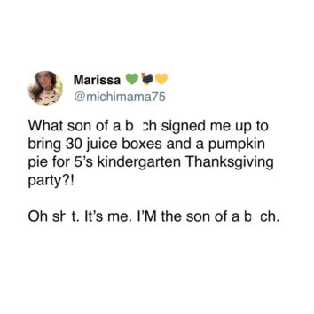 35 Funny Parenting Tweets About Thanksgiving That Prove Kids Are The ...