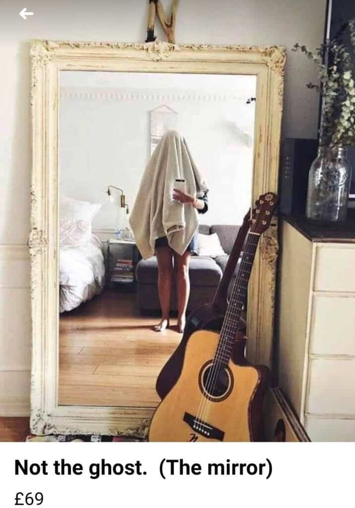 45 Hilarious Pictures From People Selling Mirrors And Other Reflective ...