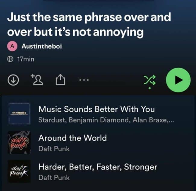 35 Funny Pictures Of Weird Spotify Playlists We Hope Are Just A Joke
