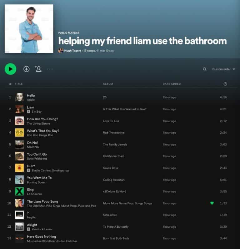 35 Funny Pictures Of Weird Spotify Playlists We Hope Are Just A Joke
