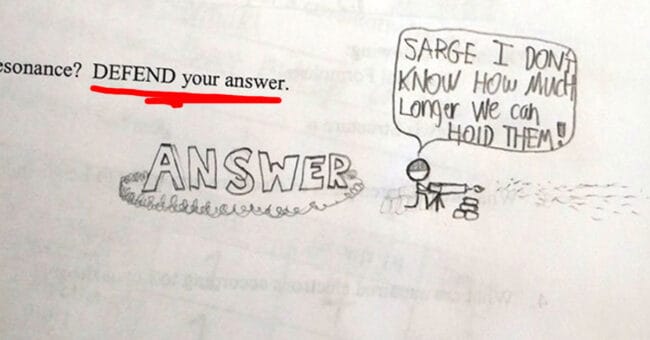 35 Funny Test Fails From Students Who Got The Answers Wrong But Nailed ...