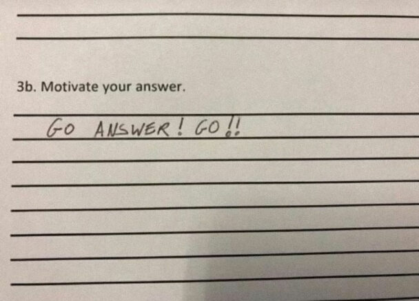 35 Funny Test Fails From Students Who Got The Answers Wrong But Nailed ...