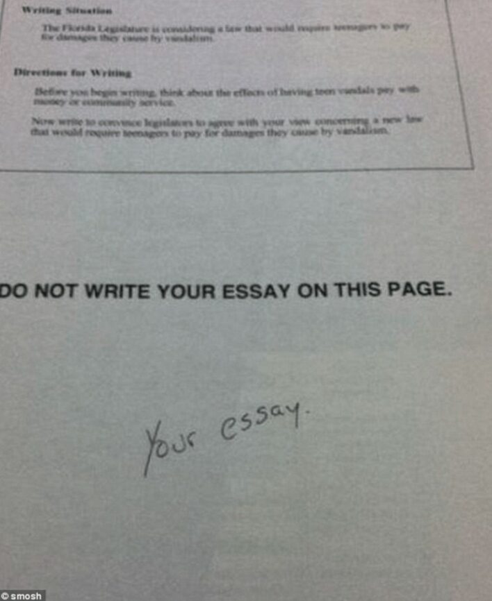 35 Funny Test Fails From Students Who Got The Answers Wrong But Nailed ...