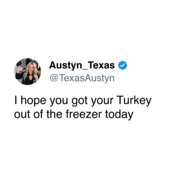 40 Funny Turkey Tweets To Gobble Up While You Wait For It To Defrost