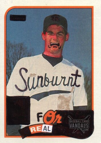 "Baseball Card Vandals" — 50 Hilariously Vandalized Classic Baseball Cards