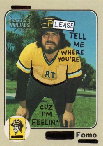 "Baseball Card Vandals" — 50 Hilariously Vandalized Classic Baseball Cards