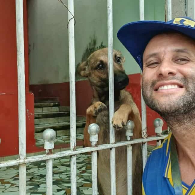50 Wholesome Pictures Of This Mailman Taking Selfies With The Pets On ...