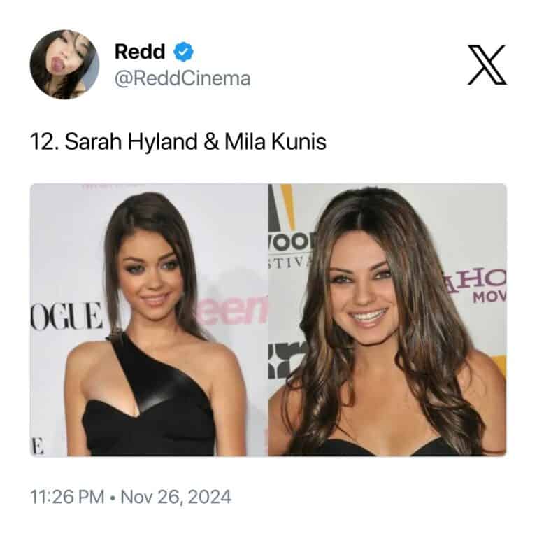 25 Celebrities Who Share The Same Face