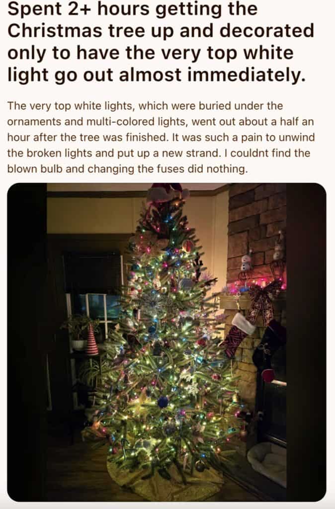 33 Funny Christmas Tree Fails That Make Charlie Brown's Tree Look Like ...