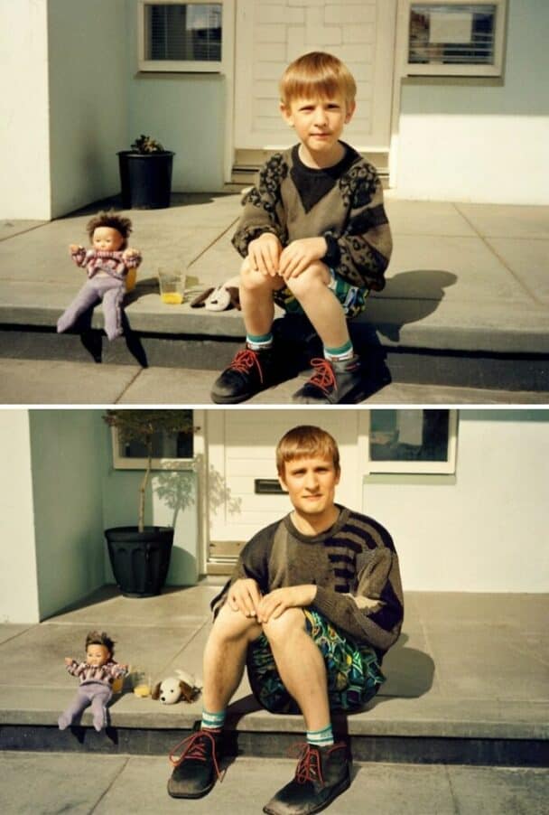 30 Wholesome Times Families Recreated Photos Of Themselves From Years Ago