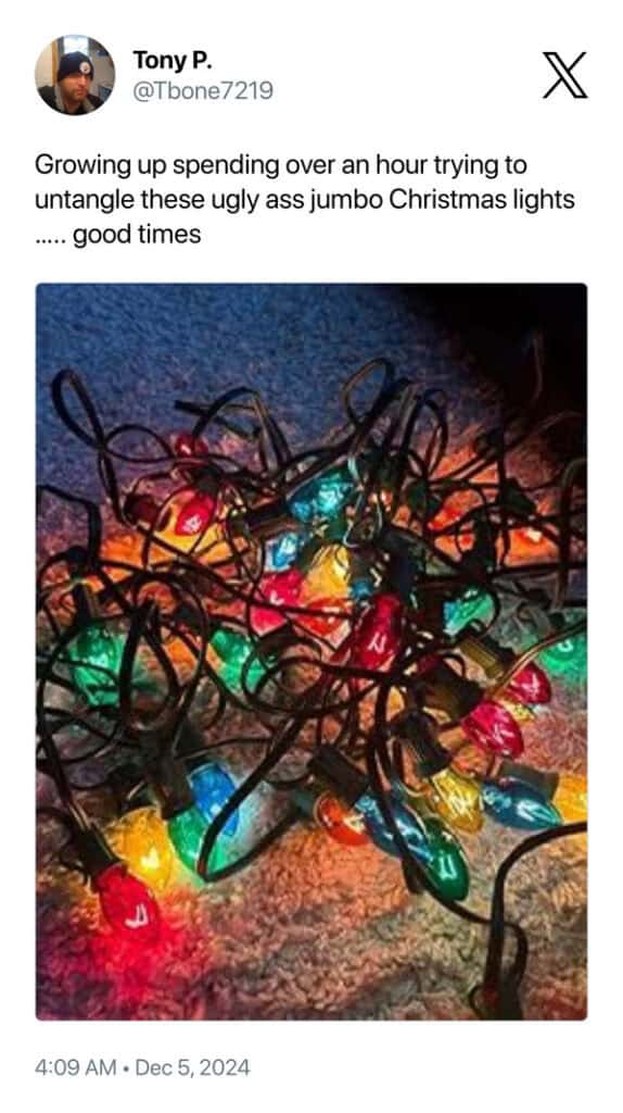 35 Funny Tweets About Christmas Lights For Anyone Channeling Their ...