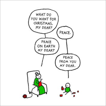 20+ Dark Humor Christmas Comics From Irreverent Artist Hugleikur Dagsson