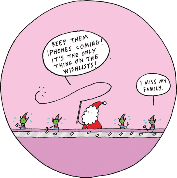 20+ Dark Humor Christmas Comics From Irreverent Artist Hugleikur Dagsson